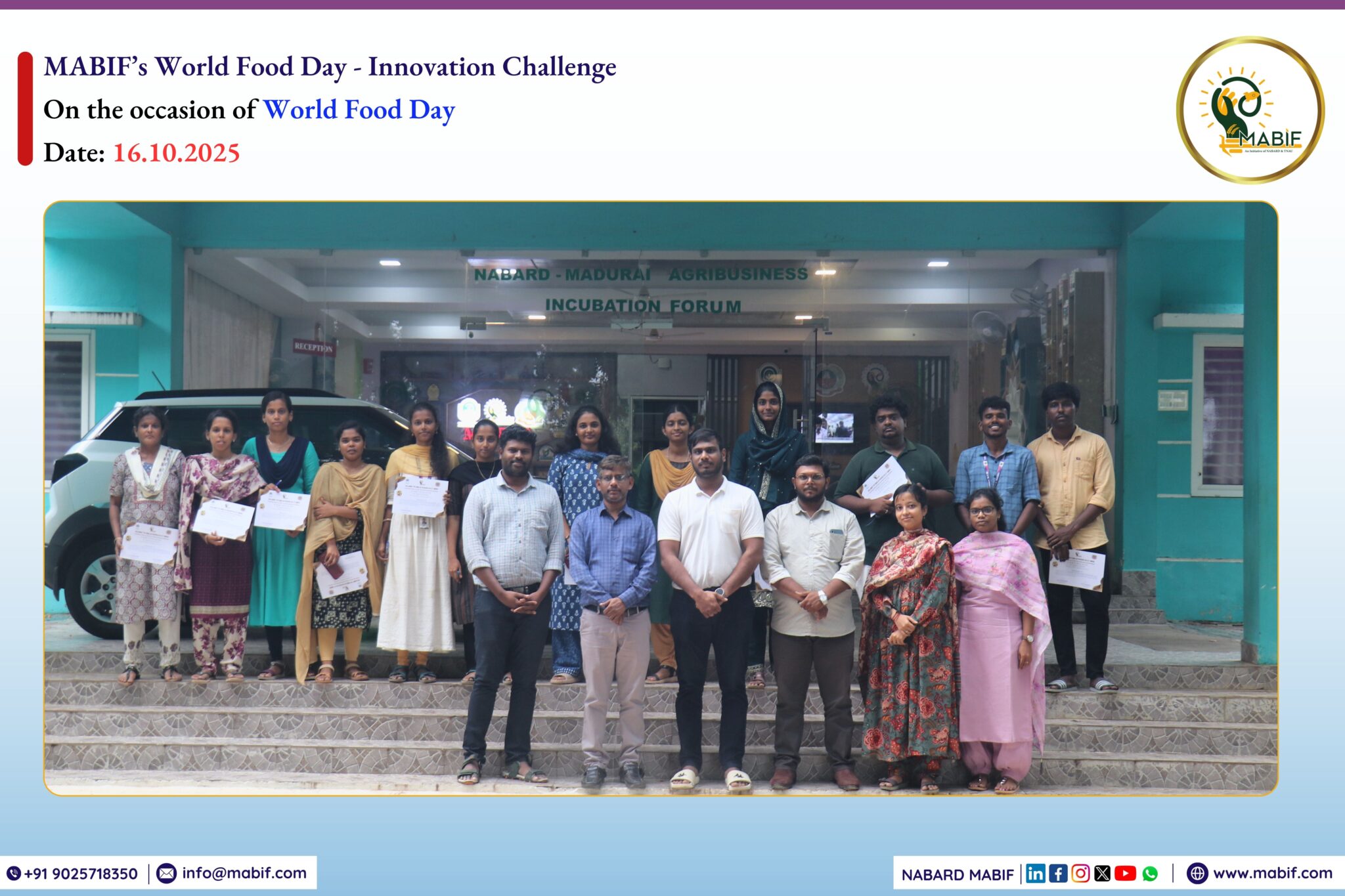 “MABIF World Food Day 2025” – Innovation Challenge! – MABIF